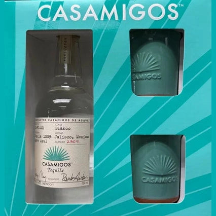 Casamigos Blanco Tequila Gift Set w Cups